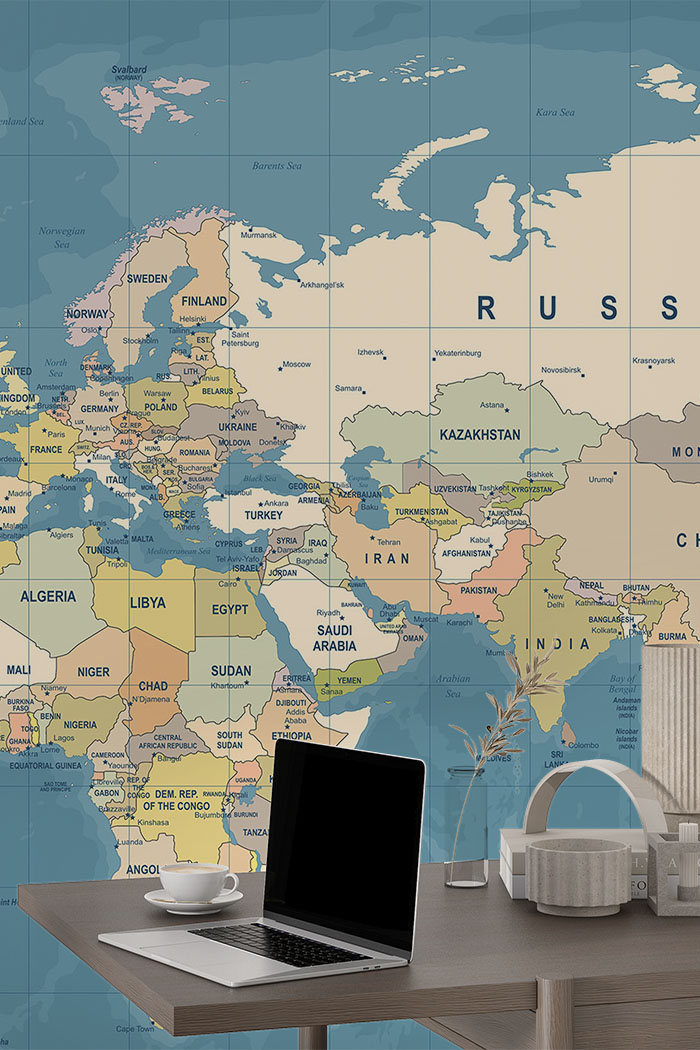 Hd World Map Wallpaper With Countries Names And Countries - Infoupdate.org