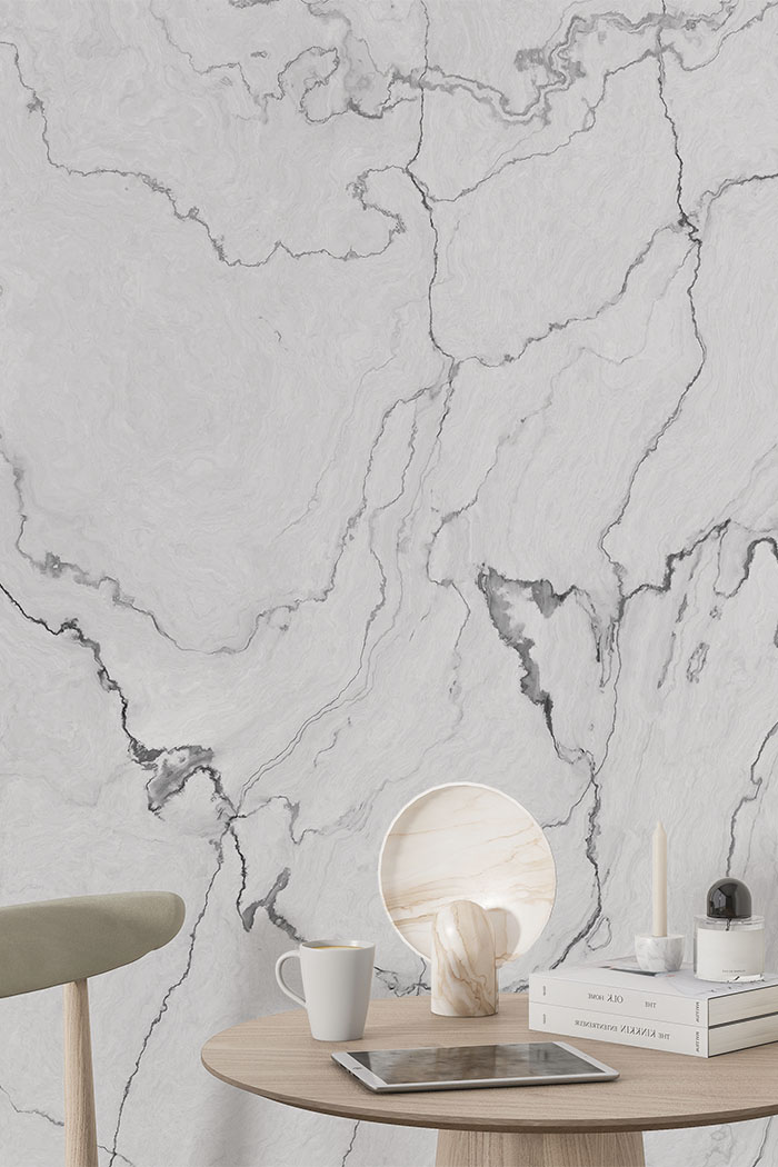 Faux Marble Wallpaper Beige Faux Marble Self Adhesive Contact Paper,