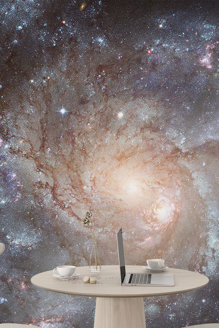 Galaxy Wallpaper For Walls Cosmic Nebula Galaxy Mural Wallpaper In