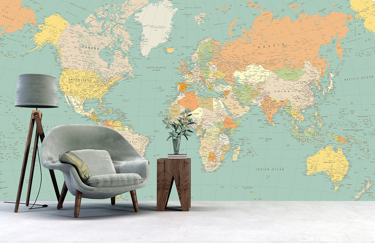 Atlas Wall Mural | Buy Online |Morphico