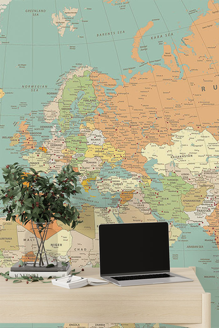 Atlas Wall Mural | Buy Online |Morphico