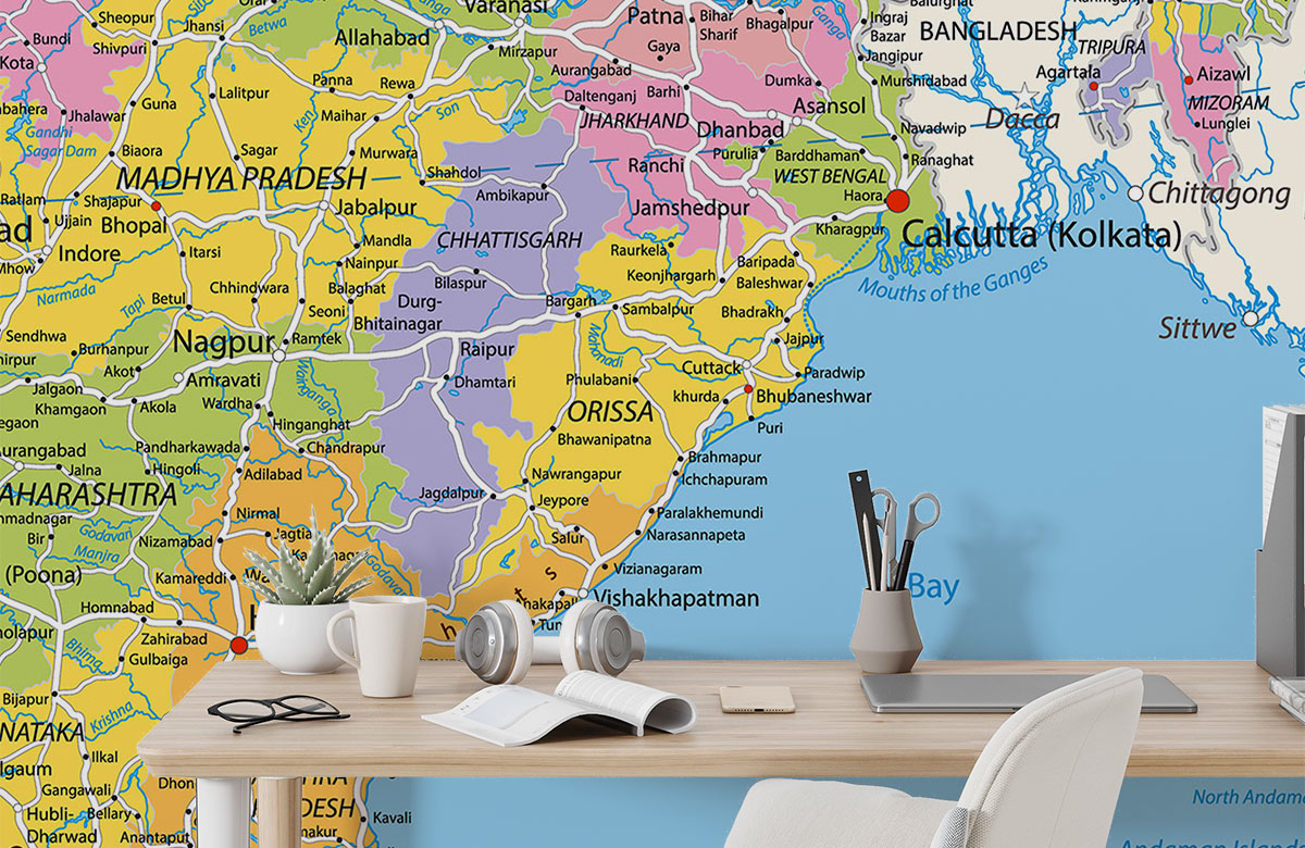 Roadways Network Map of India | Morphico