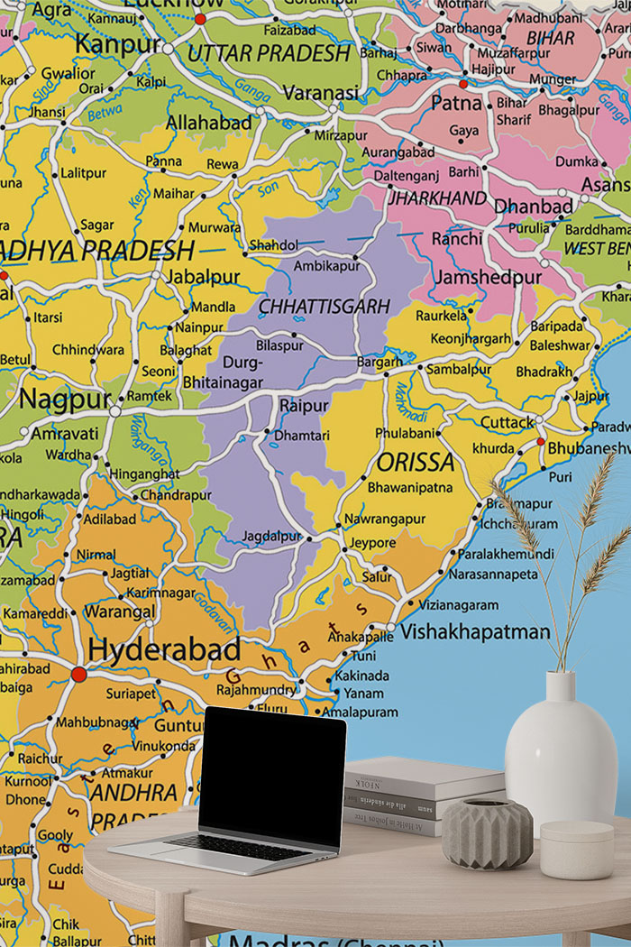 Roadways Network Map of India | Morphico