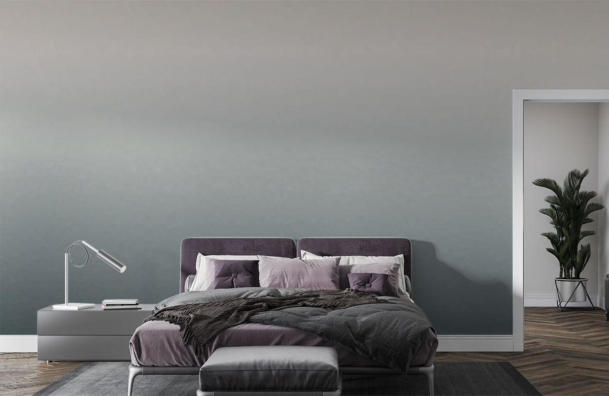 Grey Ombre Wallpaper for Rooms | Morphico