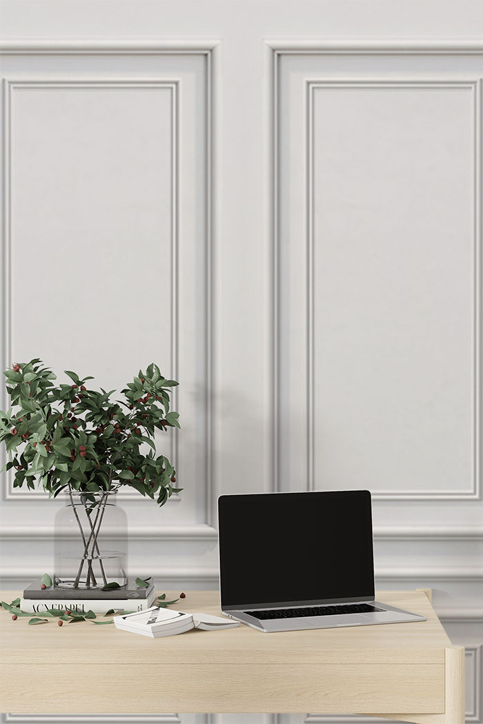 White 3D Wallpaper For Home | Morphico