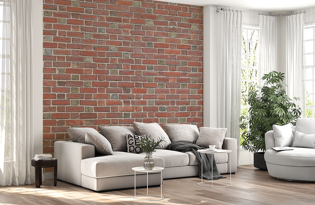Brick Wallpaper Living Room 3D Brick Wallpaper, White Brick Pattern