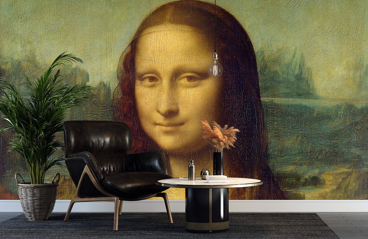 Mo Lisa Mystique: Mural Wallpaper | Morphico