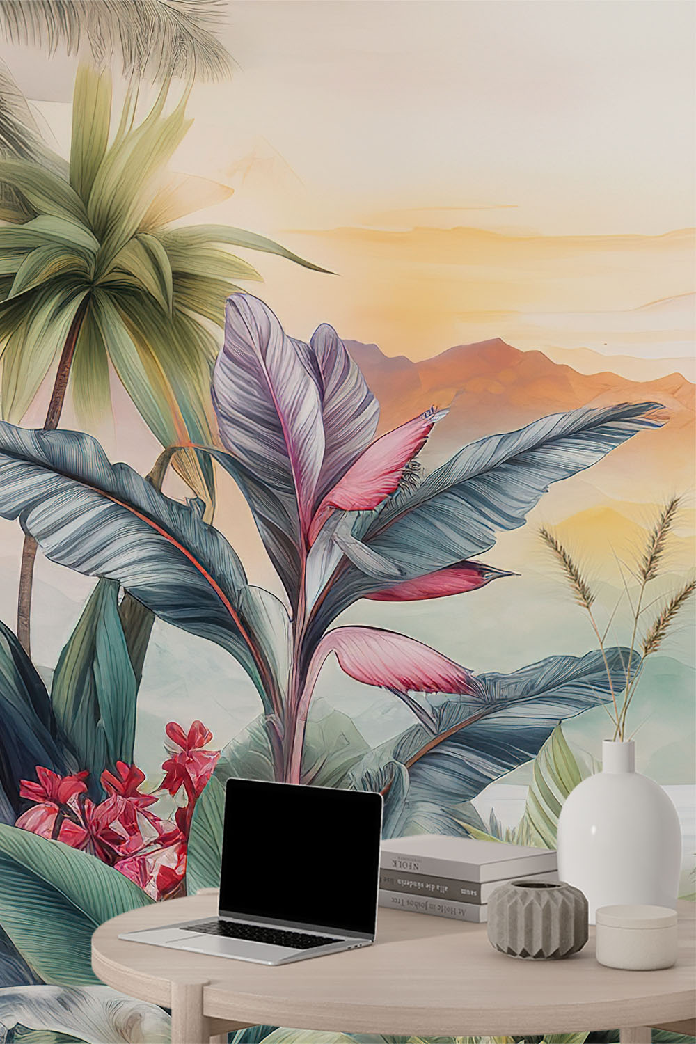 Tropical Theme Wallpaper for Home | Morphico