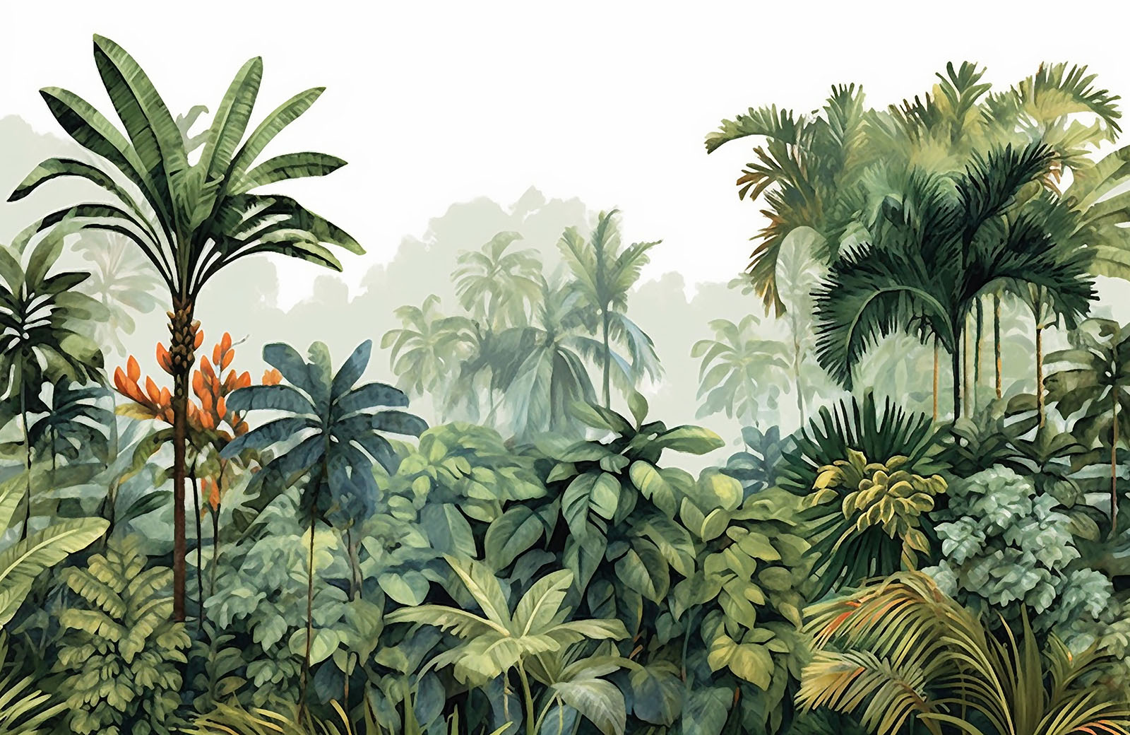 Rainforest Wallpaper for Room Décor | Morphico